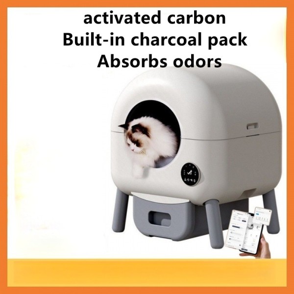 Quality Large Capacity Automatic Pet Litter Boxes Multi Cat Self Cleaning Litter Box for sale