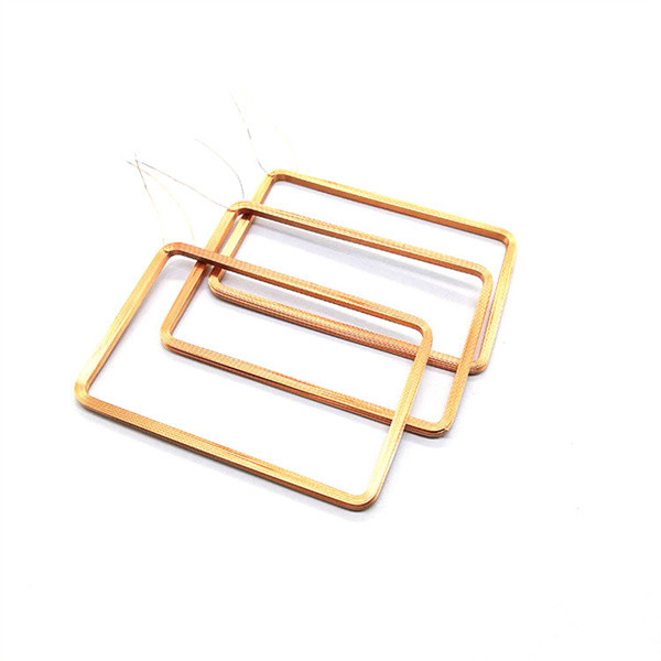 Quality 100KHZ Induction Copper Coil square , 235UH Air Core Coil For Consumer Products for sale