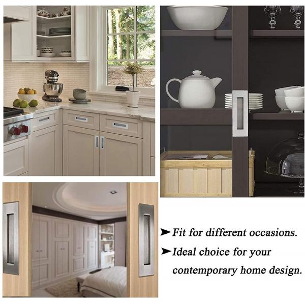 Quality Electroplated SS304 Recessed Barn Door pull handle for sale