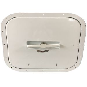 Quality Aluminium Marine Embedded Manhole Cover with Quick Opening Hatch in Oval/Square for sale