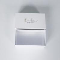 Quality Calendaring Varnishing 10x8x3'' 2mm White Lid And Base Boxes for sale