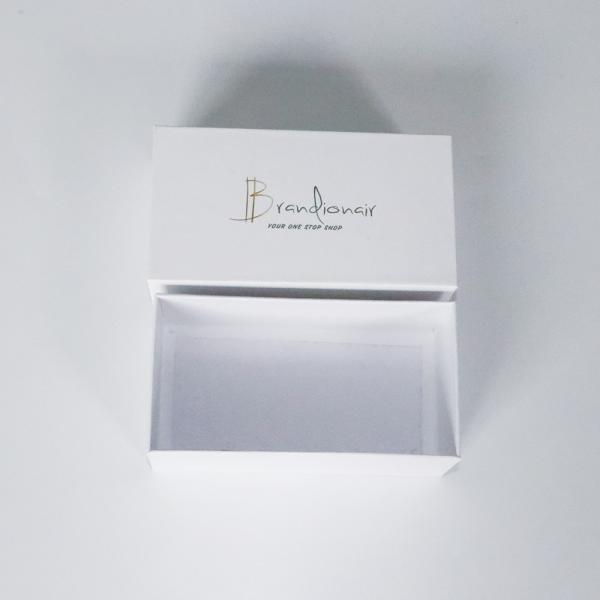 Quality Calendaring Varnishing 10x8x3'' 2mm White Lid And Base Boxes for sale