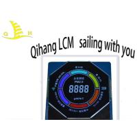 Quality VA Black Round Shape 3.0V Monochrome VA 7 Segment Lcd Display Module for sale