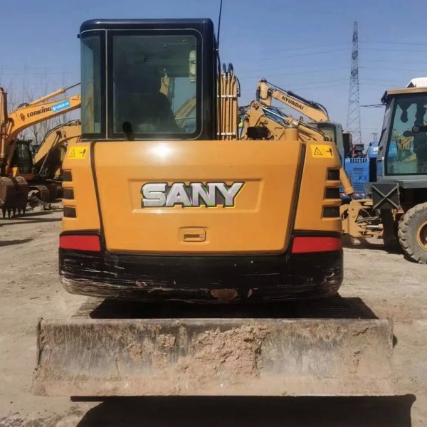 Quality Good Machine China Brand Sany 55c 60c Mini Crawler Used Excavator Small Second Hand 5 Ton 6 Ton Digger for sale