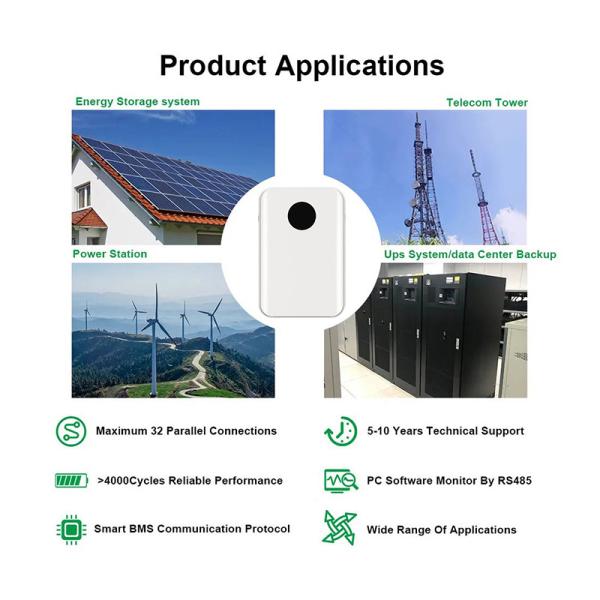 Quality Factory Direct YF51100LP-HES-WM Wall Mount Lithium Storage Battery 5.12kWh 51.2V for sale