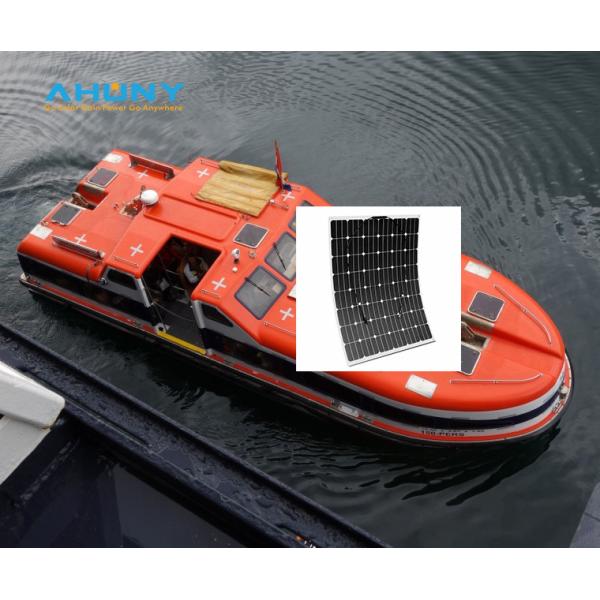 Quality Flexible Solar Panel 200w Longi Cell for Marine Lifeboat Yacht Power Supply OEM Design for sale