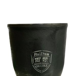 Quality Cylindrical Graphite Carbon Crucible Corrosion Resistant Smooth Surface Finish for sale