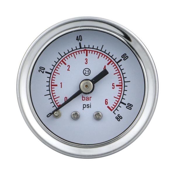 Quality Axial Manometer Pressure Gauge with High Accuracy and 2.5% Precision in Psi Bar for sale