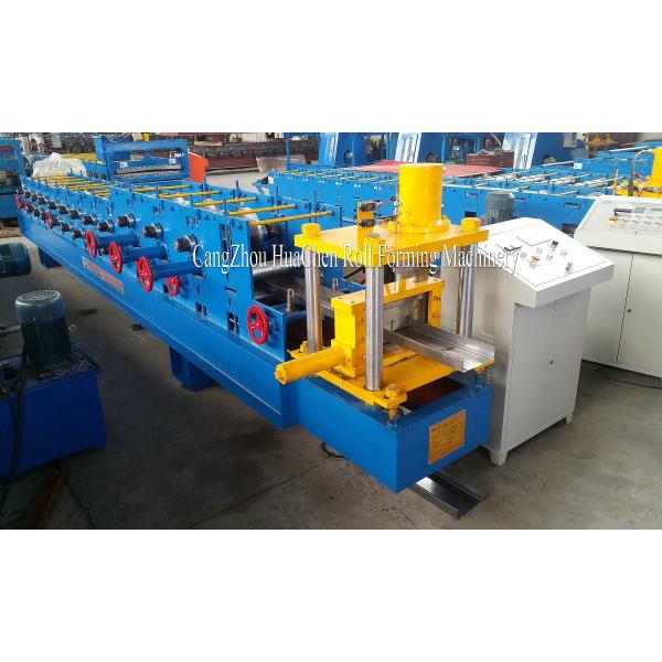 Quality Building Material Steel Roof Purlin C Channel Roll Forming Machine Auto Punching for sale