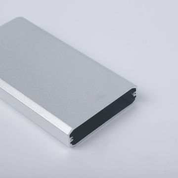 Quality 52*13*110mm Customizable Flat Aluminum Case In Silver Color For Electronics PCB for sale
