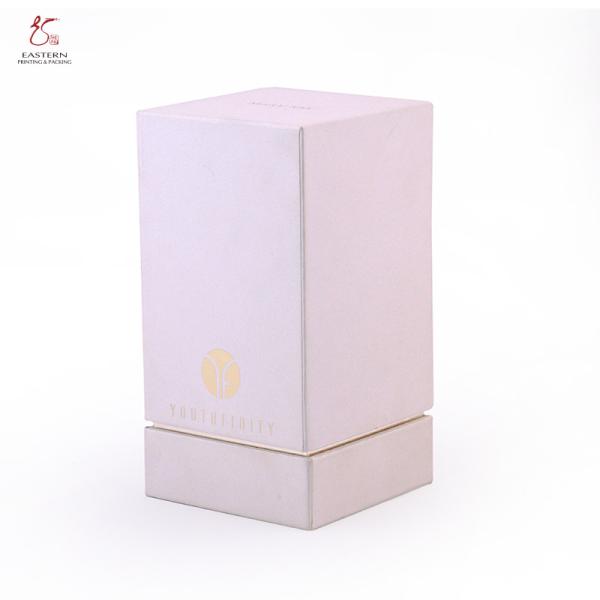 Quality 15cm Length Gold Insert Paper Gift Box 2mm Candle Packaging for sale