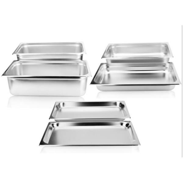 Quality SGS Stainless Steel Gastronorm Containers Five Star Hotel Standard for sale
