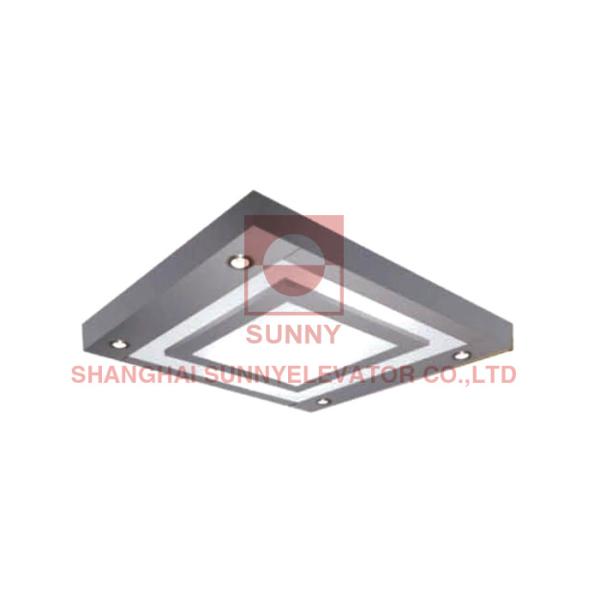 Quality Stainless Steel Square Tube Frame Elevator Ceiling Down Light With Elevator for sale