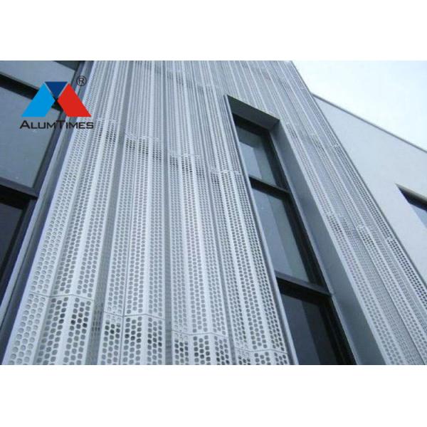 Quality Fireproof Aluminum Exterior Wall Cladding Panels With PVDF Coating for sale