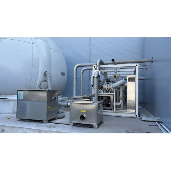 Quality Liquid Argon Recovery System Stainless Steel Self-Starting Exhaust Gas Fan for sale