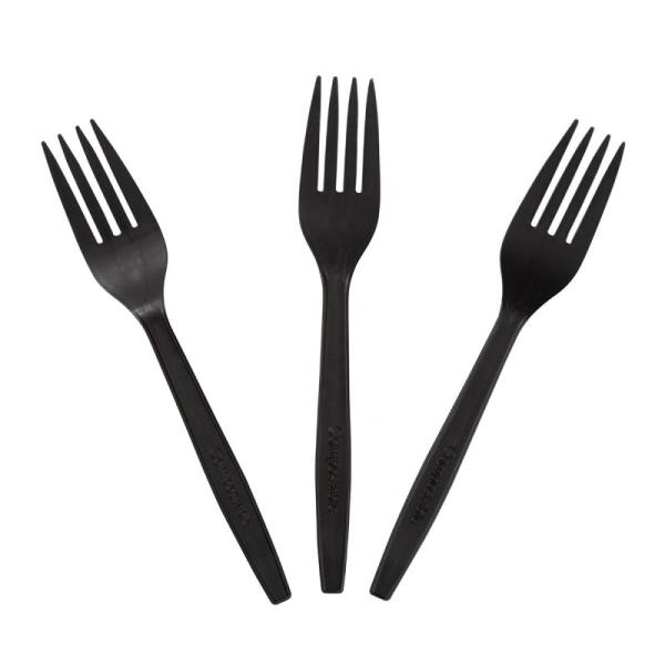 Quality Utensils Compostable Party Tableware CPLA Cutlery Set Fork 165mm Knife Spoon for sale