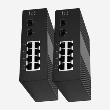 Quality EMC Industrial Smart Switch IEEE802.3Af/At 10 Port Switch for sale
