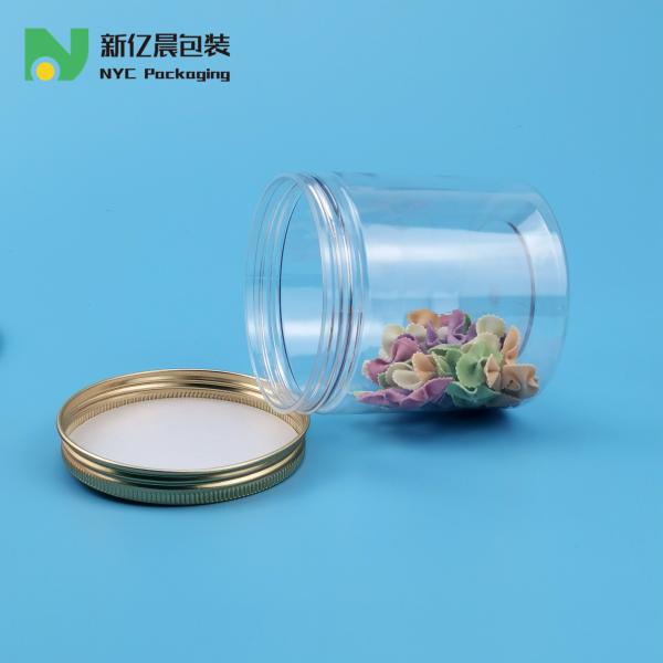 Quality Customize 150M 180ml 200ml Clear Plastic Food Jars With Lids for sale