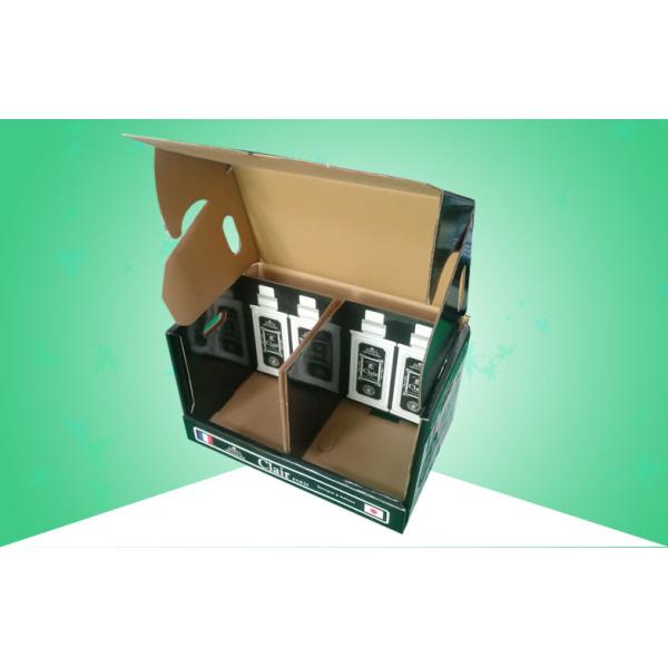 Quality Durable Custom Printed Corrugated Boxes , Wine Paper Box With Glossy Lamination for sale