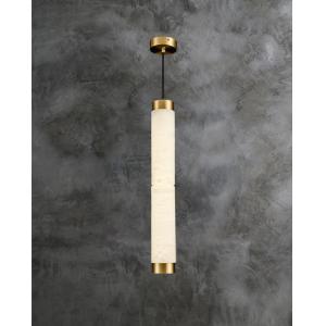 Quality Alabaster Bedside Ceiling Lights 80*500mm Bedside Pendant Lights 10W for sale