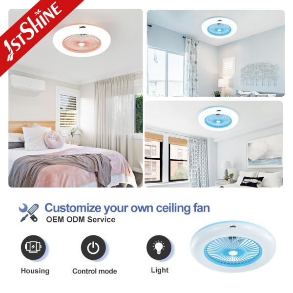 Quality Copper Motor 220V Bedroom Ceiling Fan Light 24 Inch With Box Fan for sale