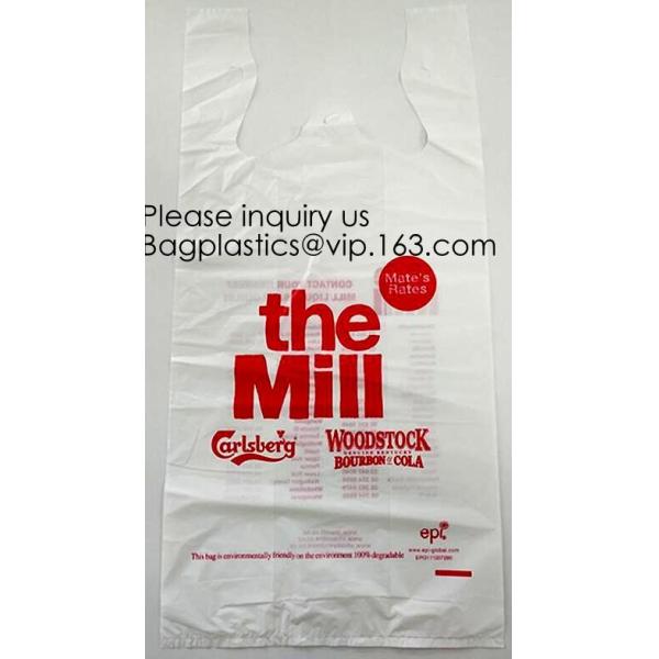 Quality Biodegradable Eco Friendly Compostable starch based Grocery Bio Carry Degradable Corn Starch eco friendly packaging pro for sale