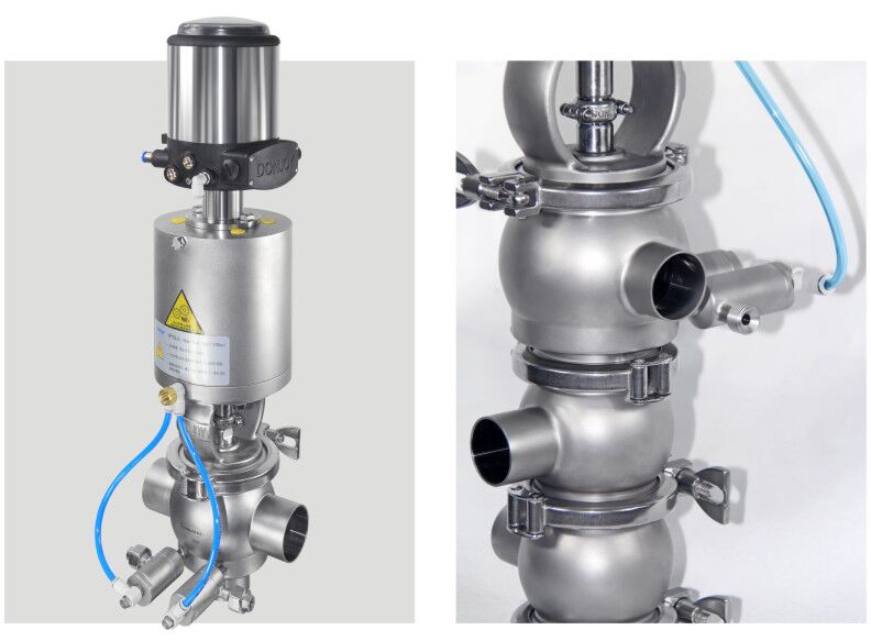 double seal mixproof valve