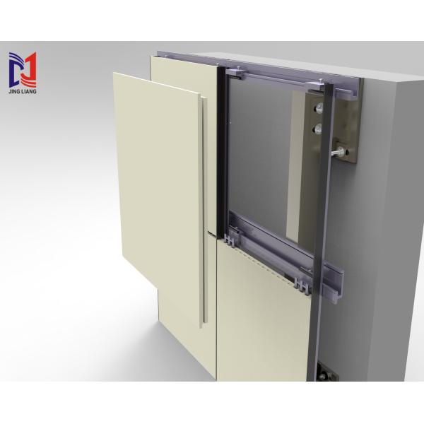 Quality Terracotta Ventilated Facade Support System for 19mm Terracotta Panel for sale