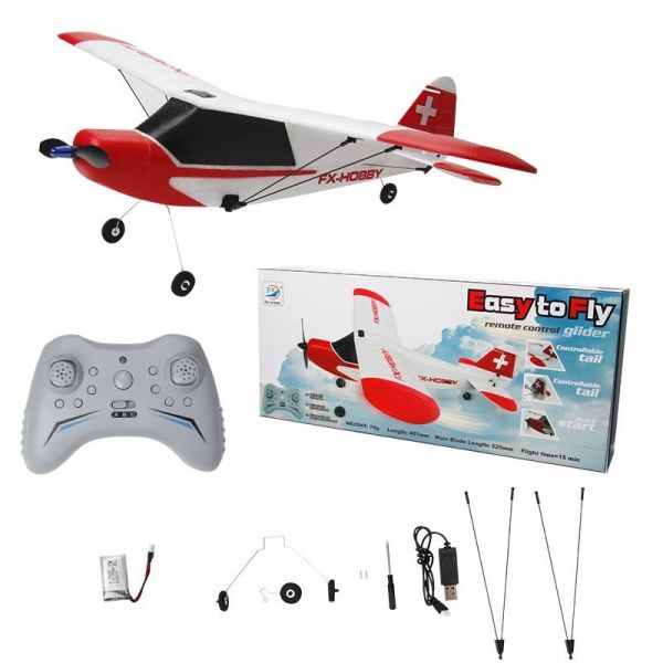 Quality FX9603 2.4GHz 3CH 6-Axis Gyro EPP Foam J3 RC Airplane RTF Fixed Wing Outdoor Remote Control Plane Aircraft RC Glider Flying Toys for sale