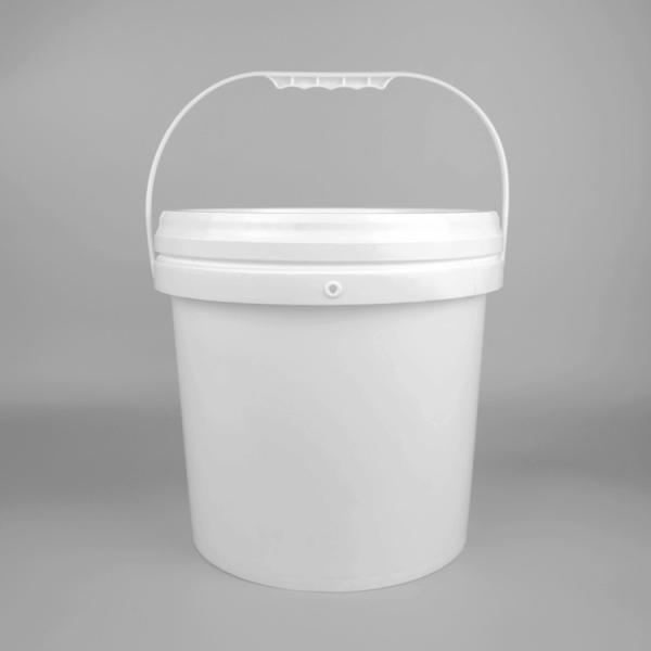 Quality 9L 3 Gallon Plastic Paint Bucket with Lid IML and Screen Printing for sale
