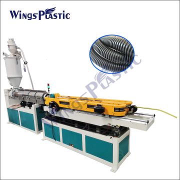 Quality Single Wall HDPE Pipe Extruder Machine LDPE Corrugated Pipe Production Line for sale
