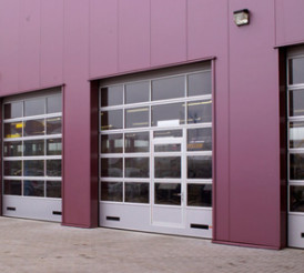 Quality Residential Use Aluminum Sectional Door Standard Overhead High Thermal for sale