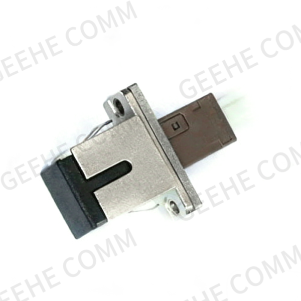 Quality SC Female to MU Female Singlemode Simplex Fiber Optic Hybrid Adapter/Coupler for sale
