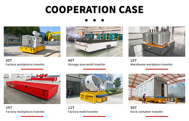 20 Ton Magnetic Navigation Electrical Trackless Transfer Trolley