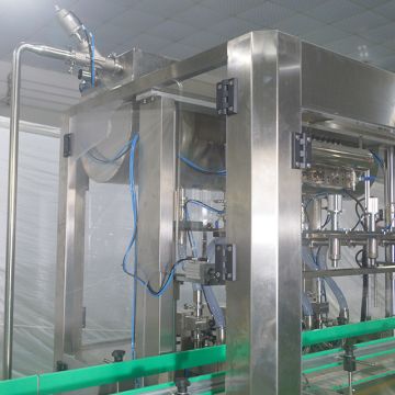 Quality 20L Drum Filler Olive Oil Filling Machine with 4 Filling Heads and 1 Capping for sale