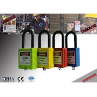China Nylon Shackle Lock Out Padlocks factory
