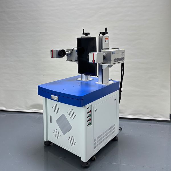 Quality Dual-Head Laser Marking Machine with Non-Standard Customization Automatic Recognition and QR Code Printing for High Precision for sale