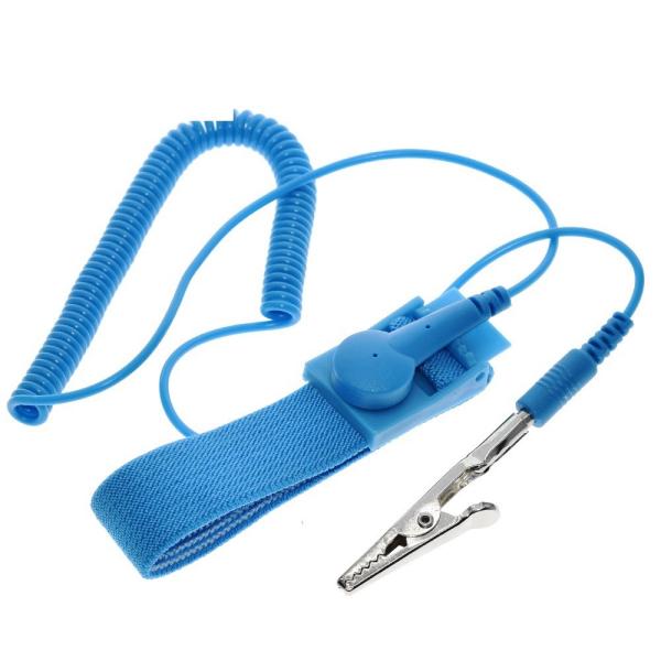 Quality Fairtech Elastic Anti Static ESD Wrist Strap 2.2MM PVC Wireless Anti Static Bracelet for sale