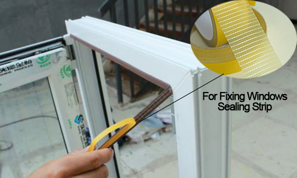 High Grade Cross Filament Tape For Bonding Strips To Door Frames