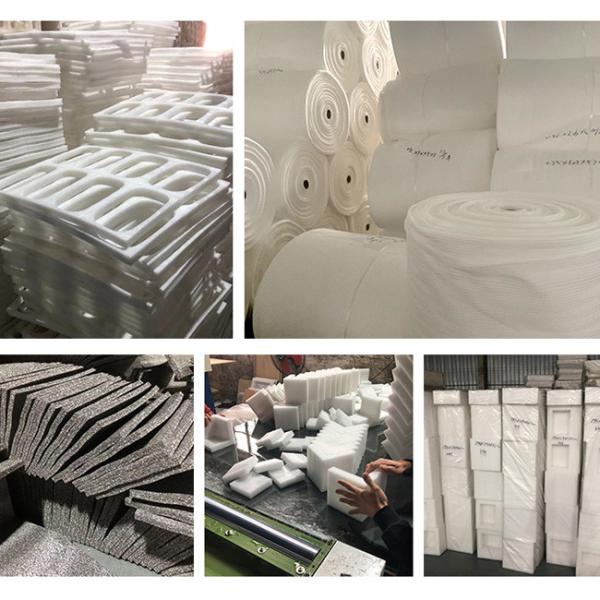 Quality EPE Pearl Cotton Roll Material Sheet Express Logistics Packing And Filling for sale