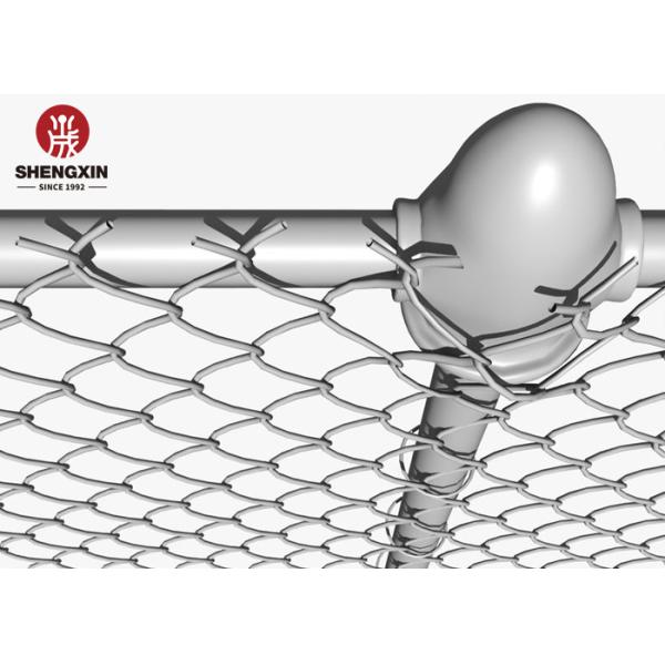 Quality Simple Weaving SGS 6 Ft Chain Link Mesh Fence For River Bank Protection for sale
