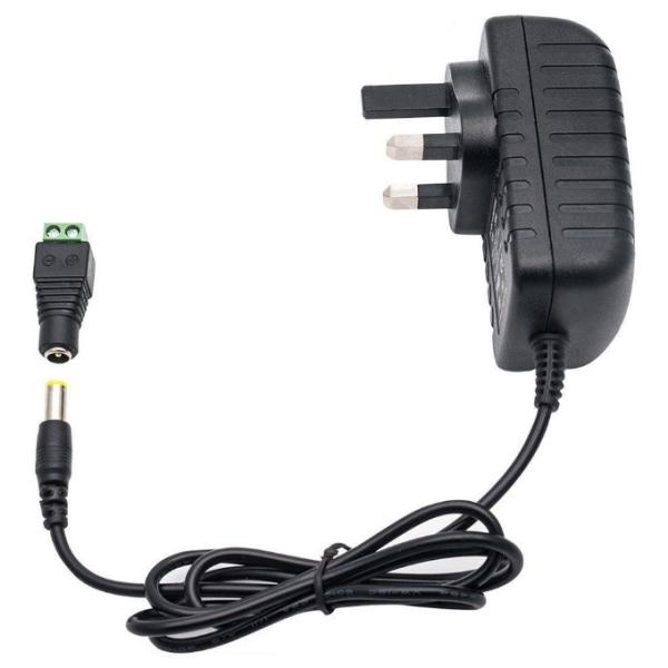 Quality Black Fabulous Plug-in ac dc 24w switching power adapter 24v 1a 12v 2a power for sale