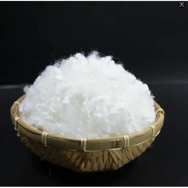 Quality GRS Recycled Polyester Staple Fiber 3D 51MM Semi Dull UV Resistant for sale