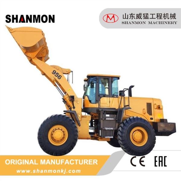 Quality 5 Ton Wheel Loader With Front Mounted Bucket Cabin And 4 Wheels for sale