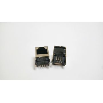 Quality 1055-206019 90 Degree RJ11 6P6C Single Port Tab Up With Shielded for sale