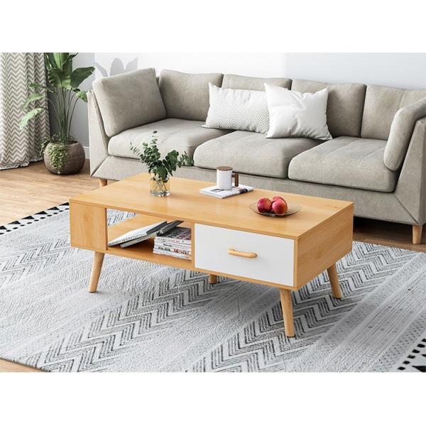 Quality 15kg Rectangular Storage Coffee Table , 0.8m Length Coffee Console Table for sale