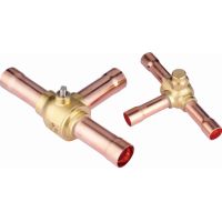 Quality Temperature Resistant 3 Way Brass Ball Valve For Refrigerants DN4~DN100 for sale