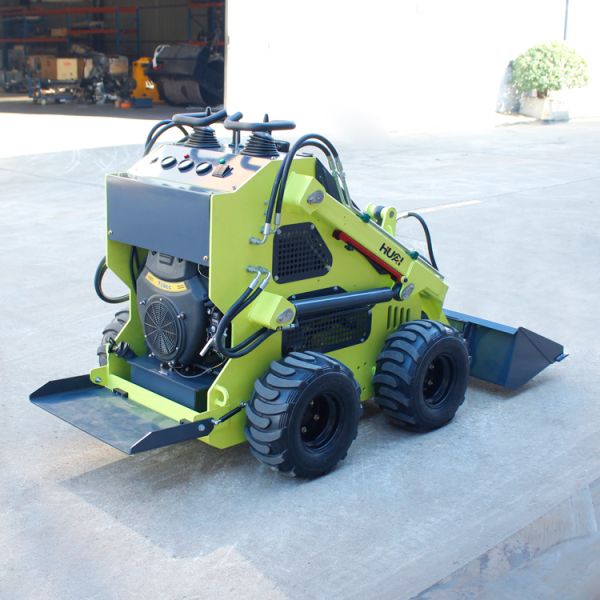 Quality Cheap Walk Behind Wheel Mini Loader Skid Steer Attachments Remote Control Log for sale