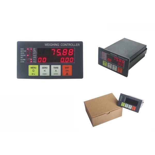 Quality Red LED Digital Scale Indicator , 4 Material Ration Weight Controller System for sale