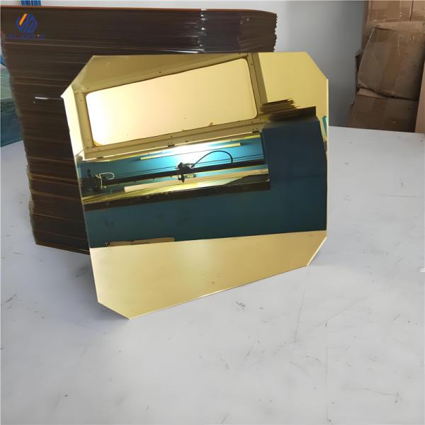 Quality 1.2g/cm3 Customizable Gold Acrylic Mirror Sheet For Wall Decorative for sale